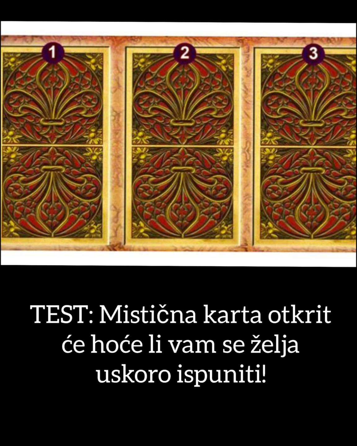 TEST: Mistična karta otkrit će hoće li vam se želja uskoro ispuniti ...